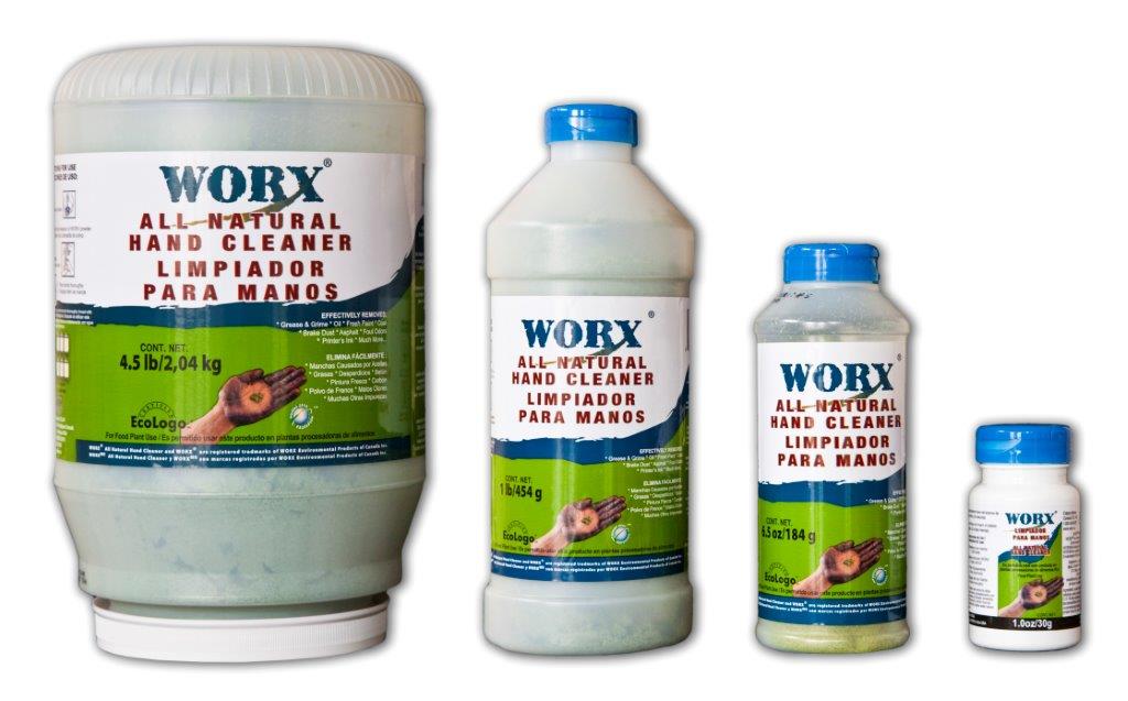 WORX All-Natural Hand Cleaner – Limpiador de manos Biodegradable